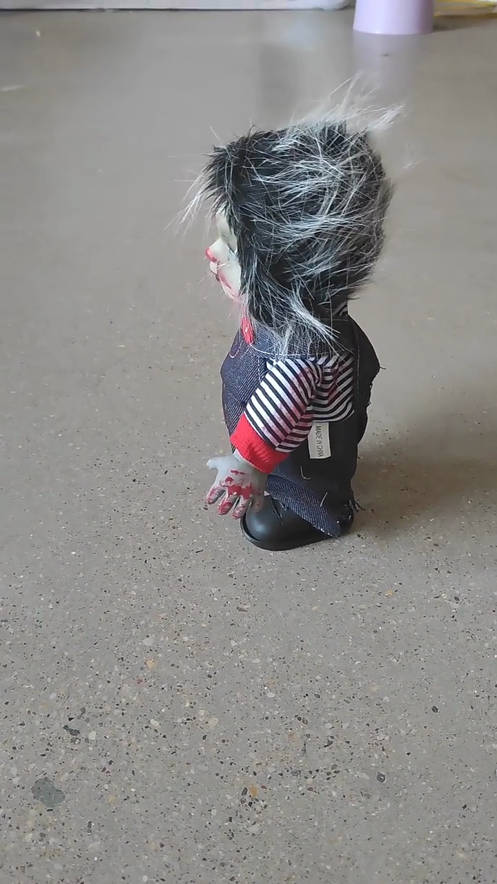 HIMISS RC Halloween Haunted House Baby Doll Terror Decoration Toy Sound ...