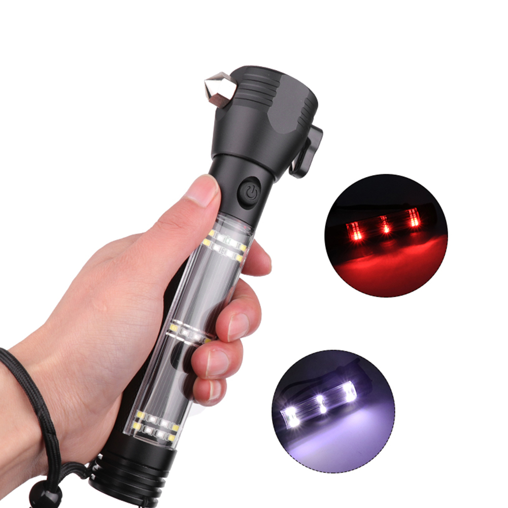 Buy Rechargeable Multifunction Emergency Torch Lights USB Power Led ...